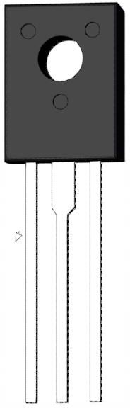 2SA1358 A1358 tranzystor audio PNP 120V 1A TO126 klasyfikacja HFE Y ...