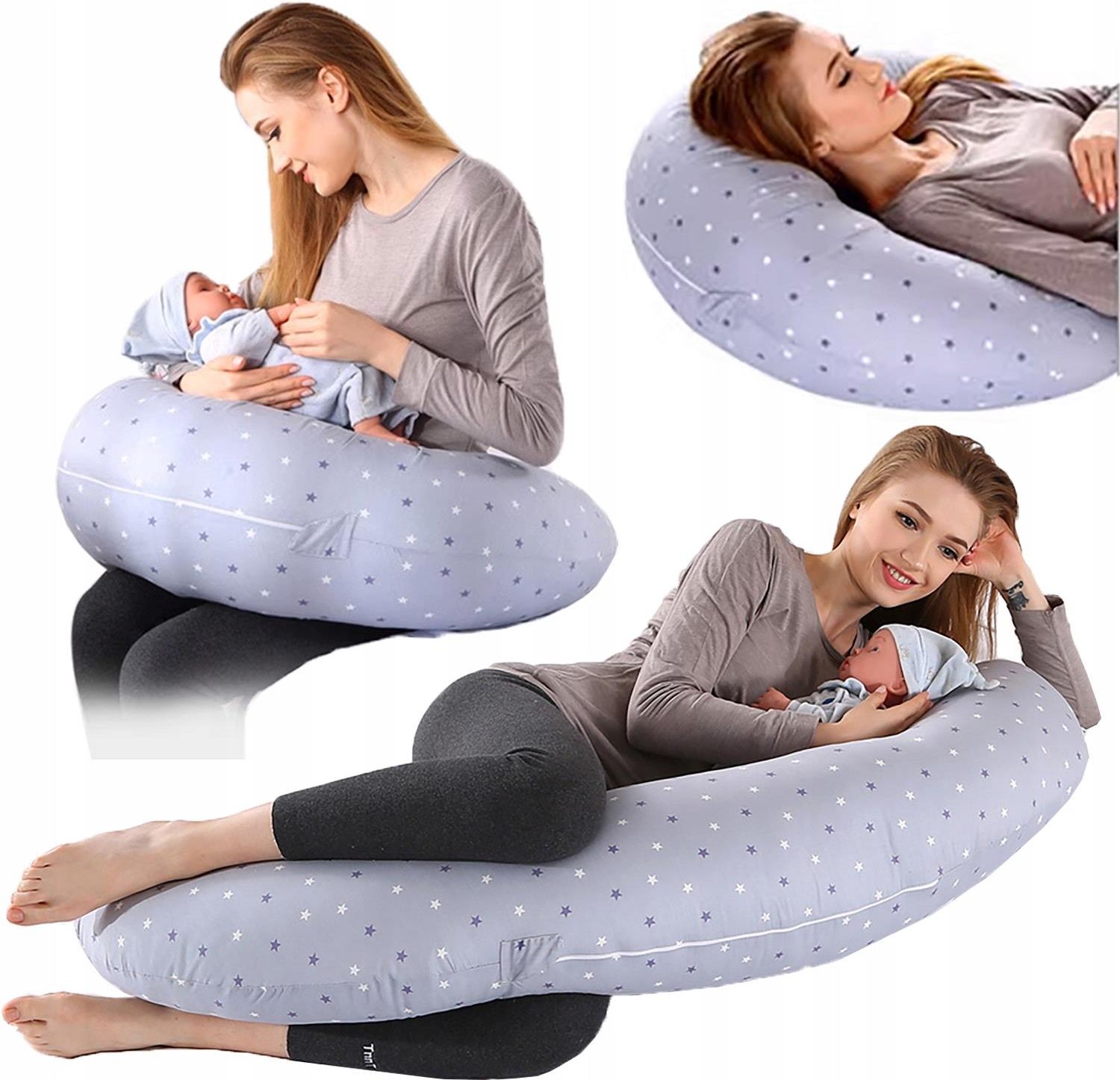 Poduszka Dla Kobiet W Ciąży Do Spania Ciążowa 2W1 Typu C Nicekids ...