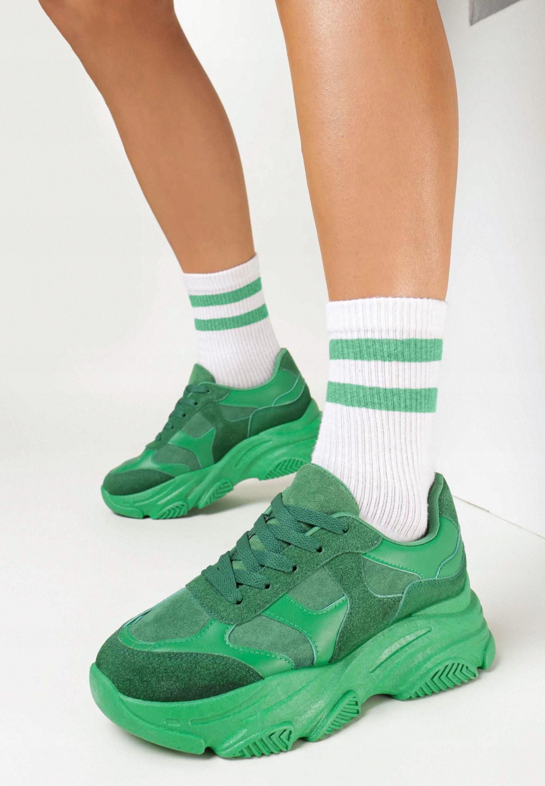 Born2Be Zielone Sneakersy damskie 39 - Ceny i opinie - Ceneo.pl