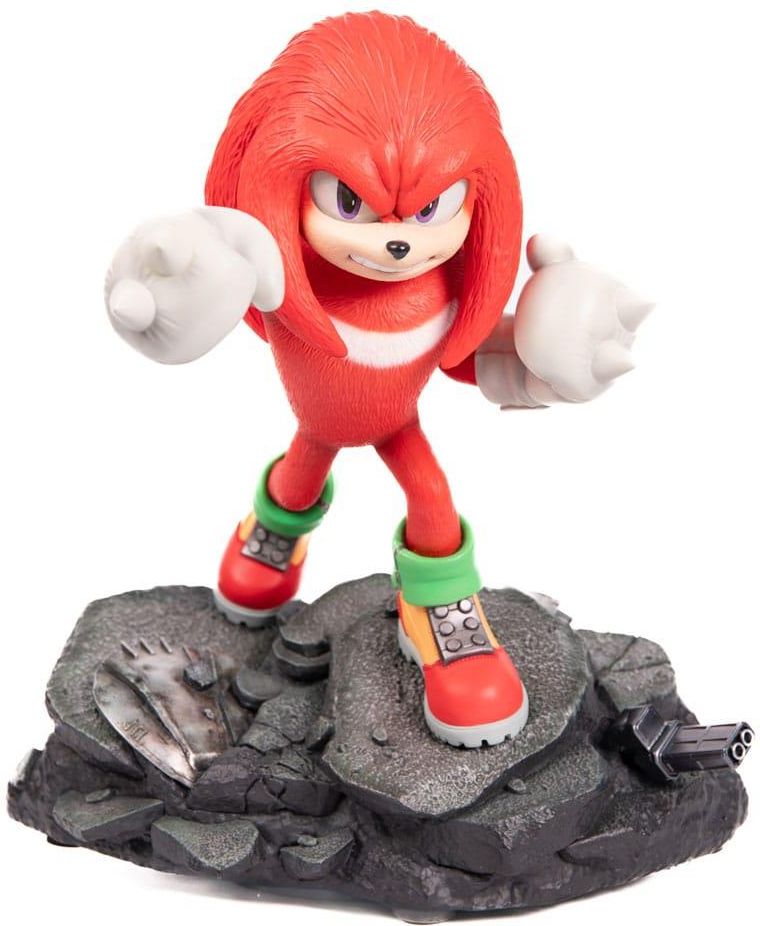 First 4 Figures Sonic the Hedgehog 2 Statue Knuckles Standoff 30cm ...
