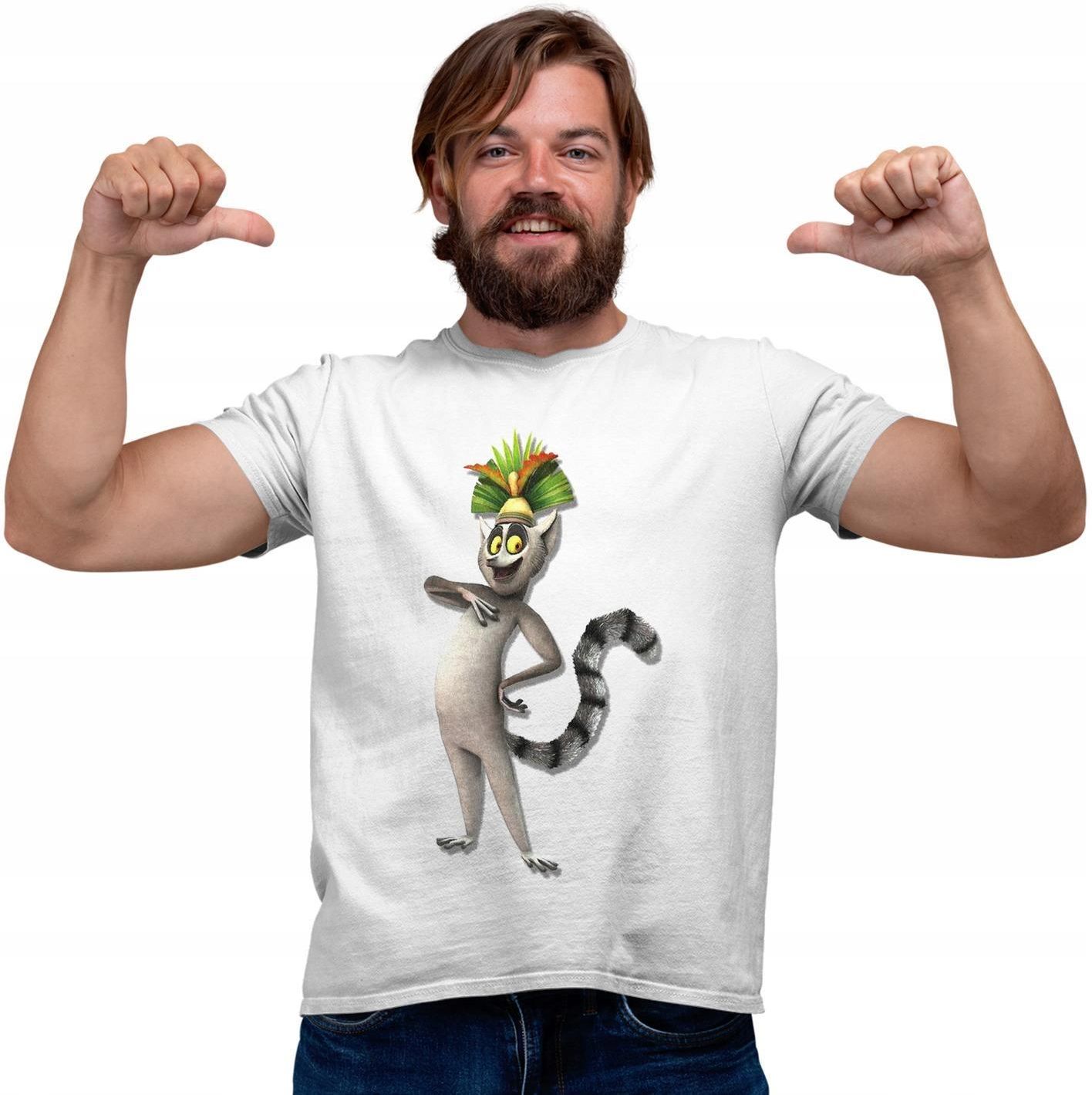 Koszulka męska Pingwiny Z Madagaskaru Julian L - Ceny i opinie - Ceneo.pl