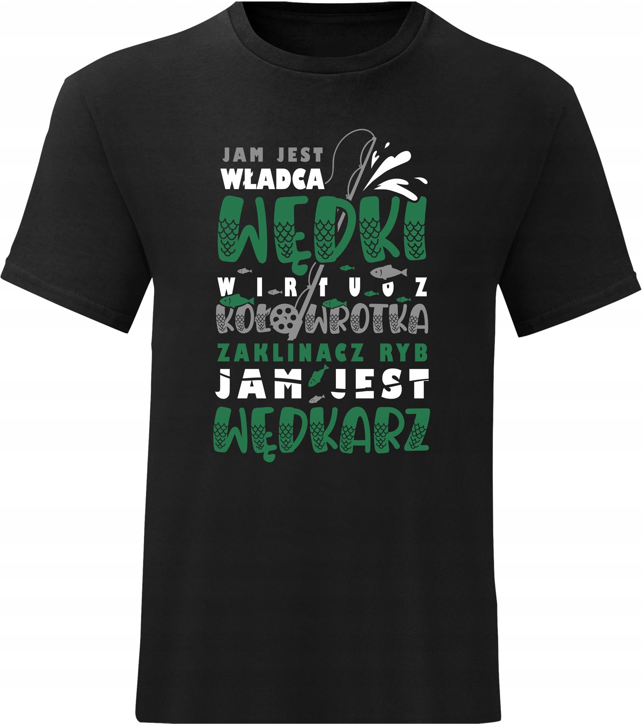 Koszulka Męska Dla Wędkarza Jam Jest Wędkarz XXL - Ceny i opinie - Ceneo.pl