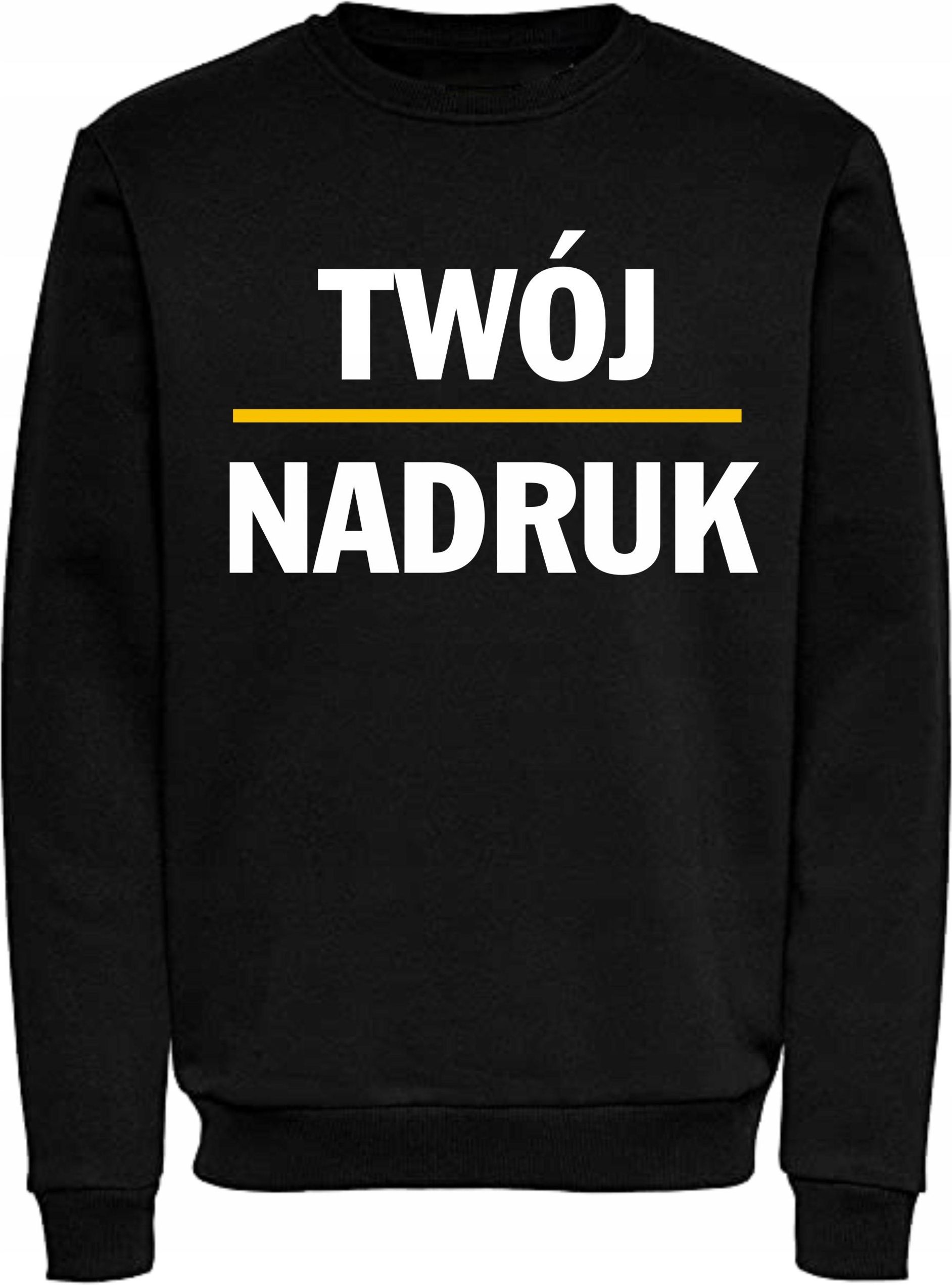Bluzy, Bluza z Twoim nadrukiem Logo Grafika XL - Ceny i opinie - Ceneo.pl