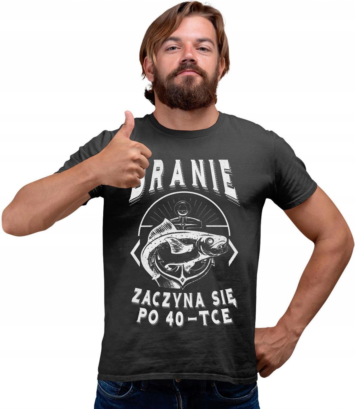 Koszulka meska Branie Zaczyna Sie Po 40 L - Ceny i opinie - Ceneo.pl