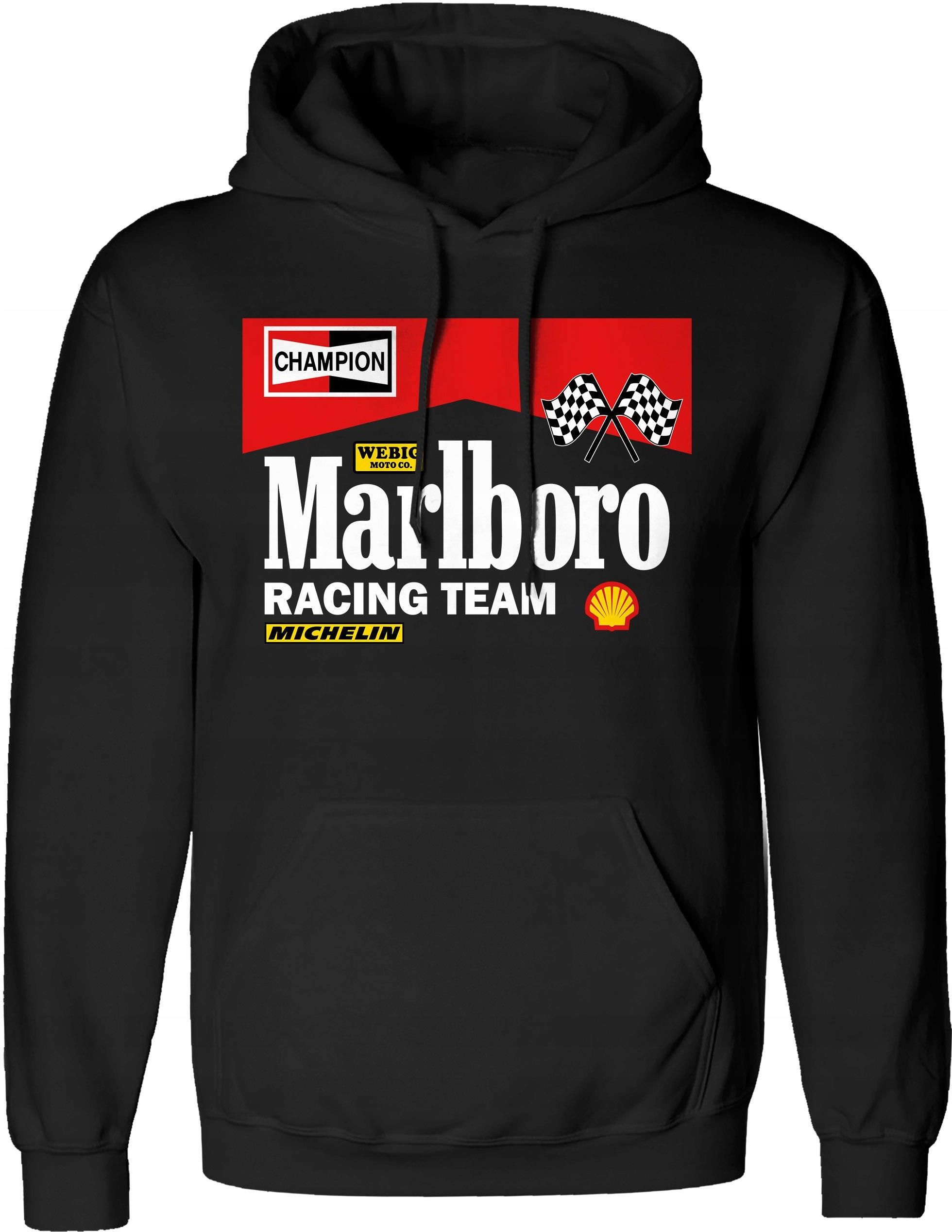 Marlboro Racing Team Męska Bluza Z Kapturem Formula 1 F1 Rozmiar M ...