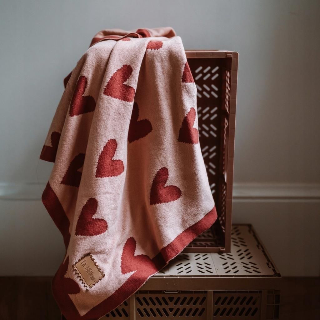 La Millou Lekki Koc Bawełniany Heartbeat Pink - Ceny i opinie - Ceneo.pl