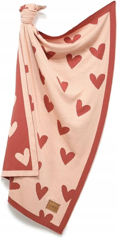 La Millou Lekki Koc Bawełniany Heartbeat Pink - Opinie i atrakcyjne ...