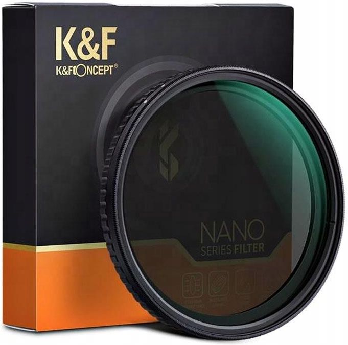 Filtr do obiektywu K&F Concept Filtr szary regulowany Nano X (ND8-ND128) 62mm - Ceny i opinie na ...