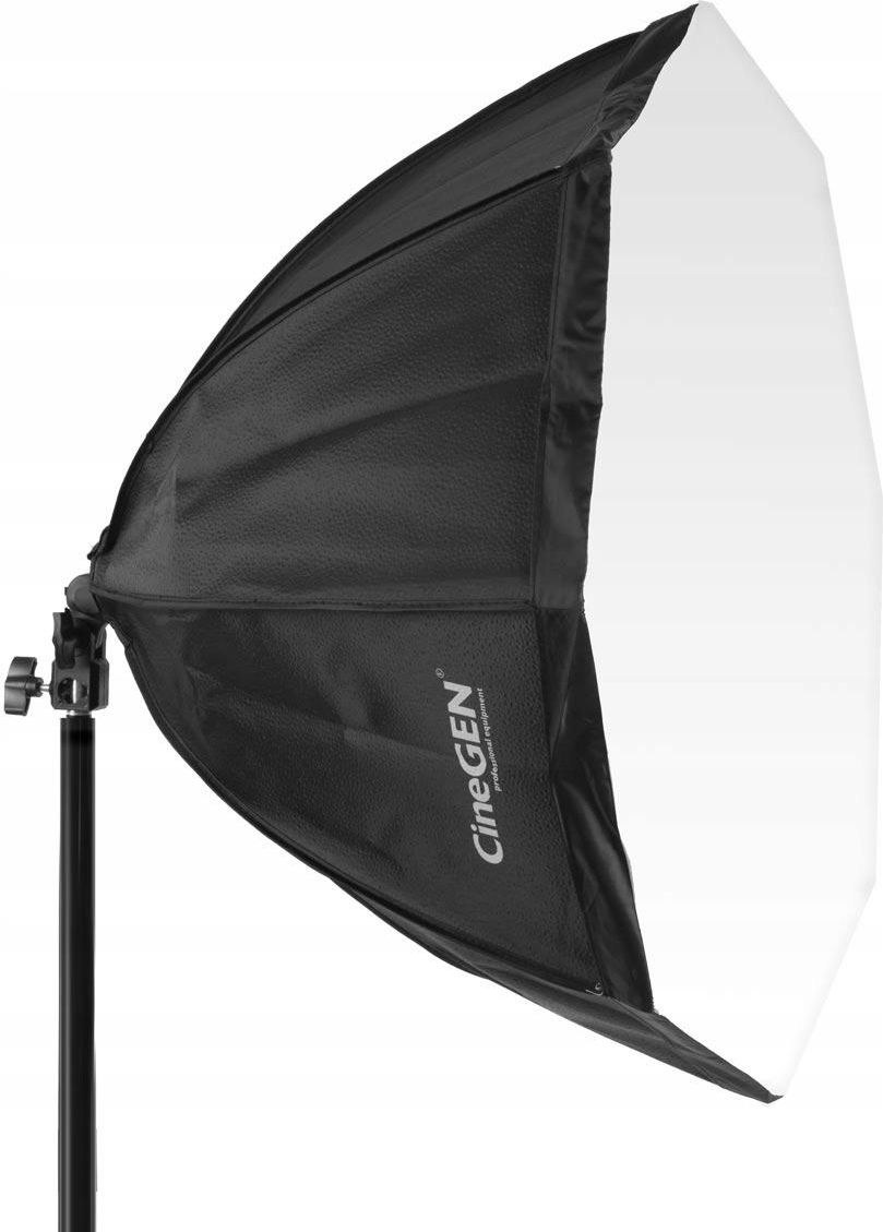 Cinegen Lampa Softbox Octa 90 50W/100W Led 802Zestaw Softbox Okta 90Cm ...