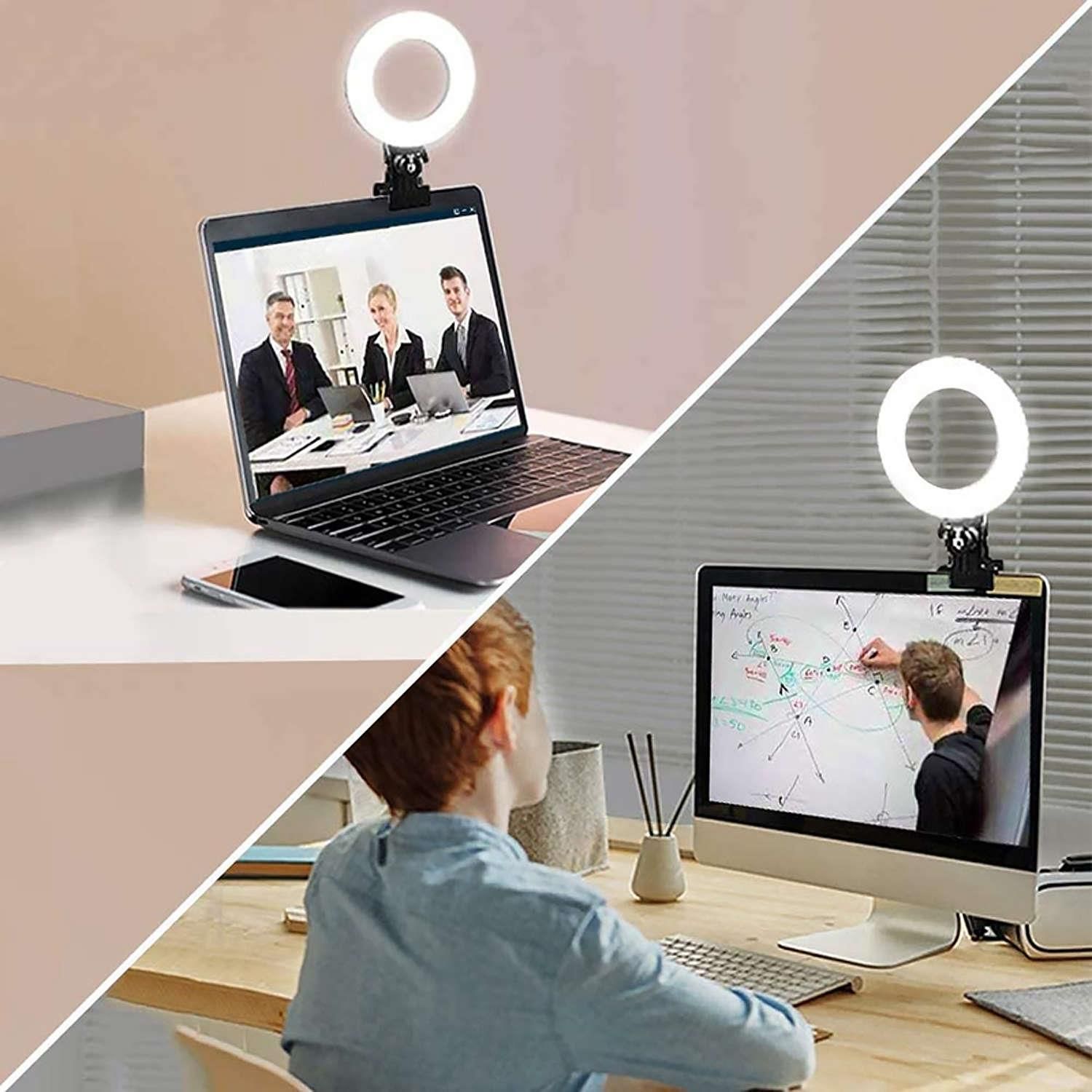 Alogy Lampa perścieniowa Ring Led na tablet, laptop, monitor Stream ...