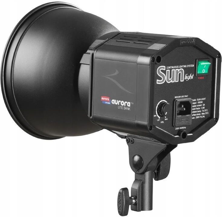 Aurora Lampa światła ciągłego 1000W Sun Light SH-224 3200K foto video ...