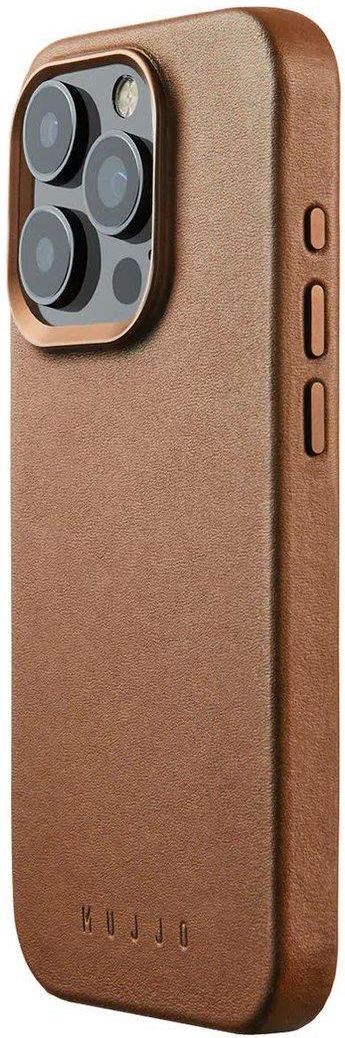 Mujjo Full Leather Case Etui Skórzane Do Iphone 15 Pro Kompatybilne Z Magsafe Tan - Etui na ...