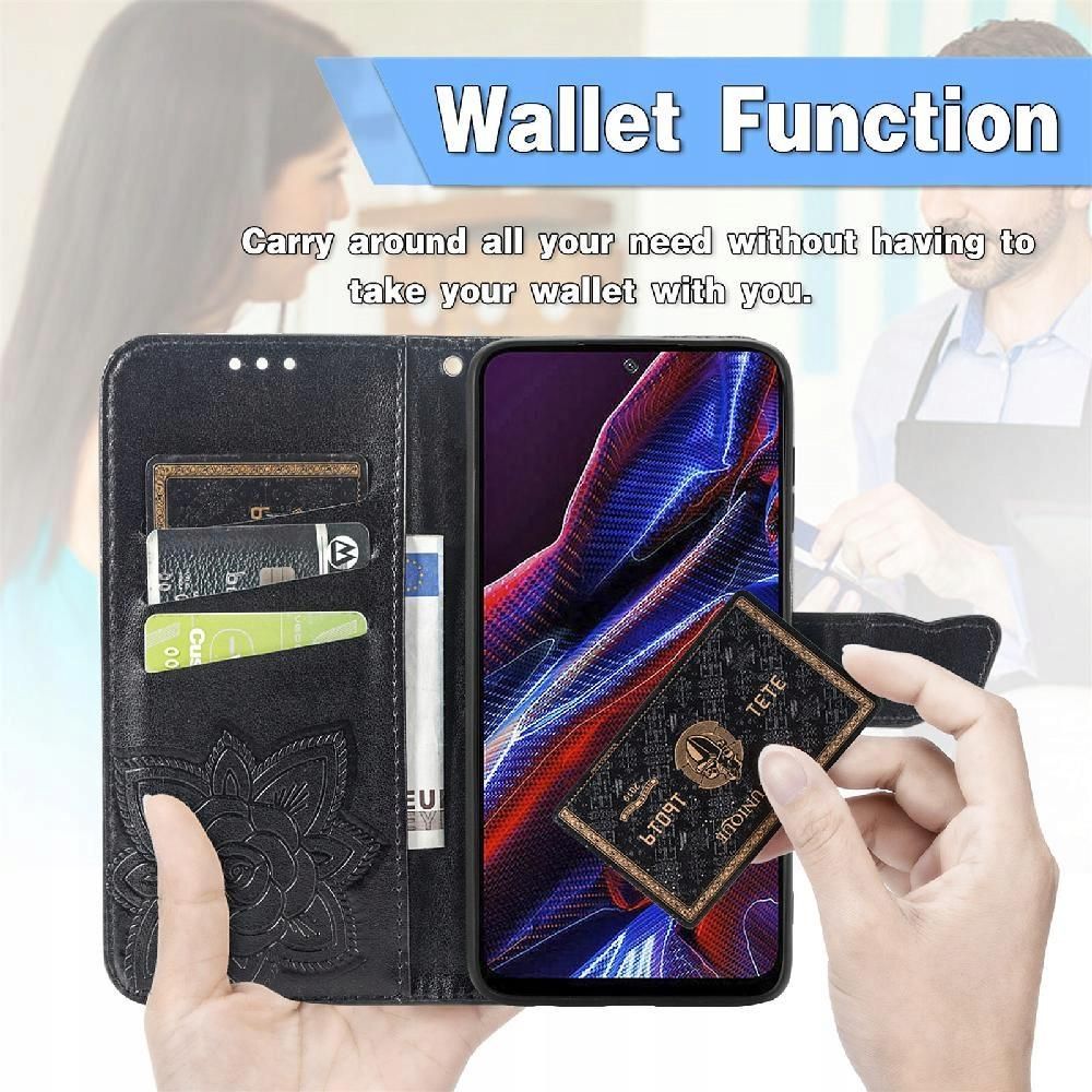 Case For Xiaomi Poco X5 Wing Wallet Business Butterfly Multi Color ...