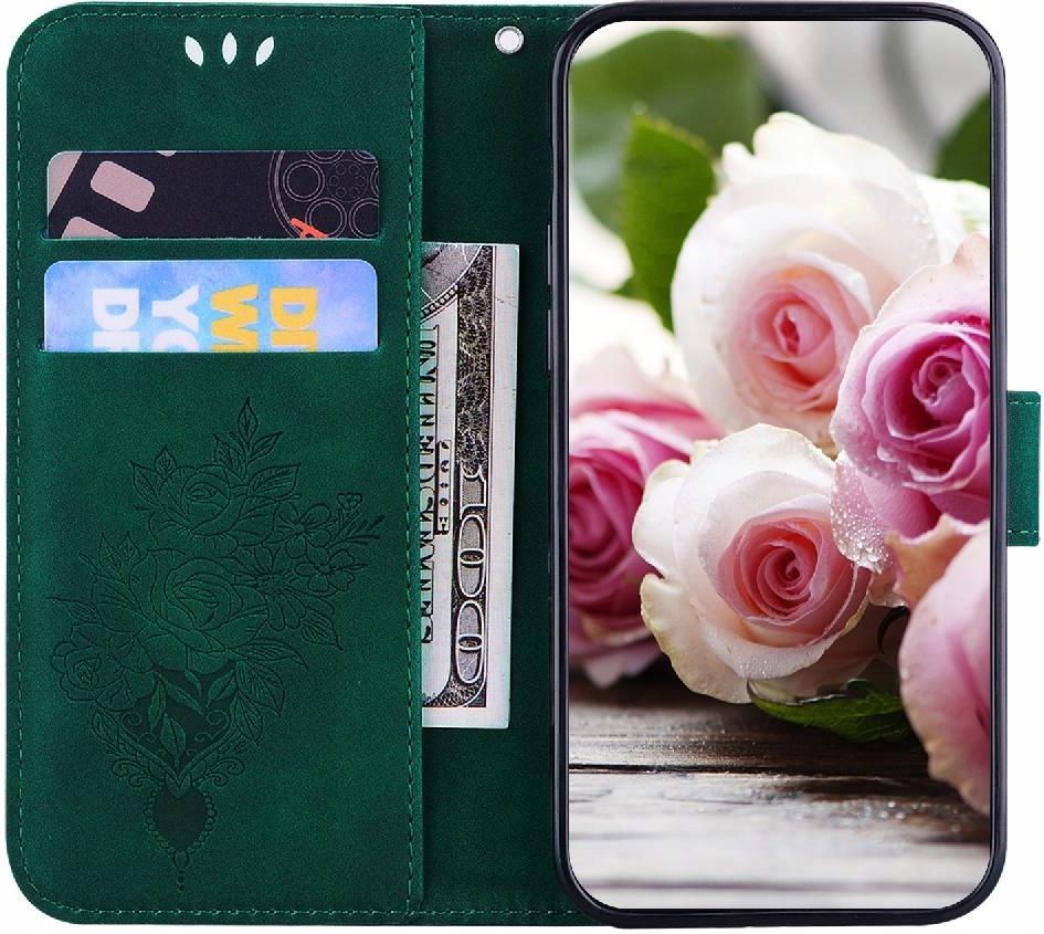 Obudowa Dla Oppo A78 5G A58 5G Emboss Kwiaty Róży Flip Pu Skórzany Do ...