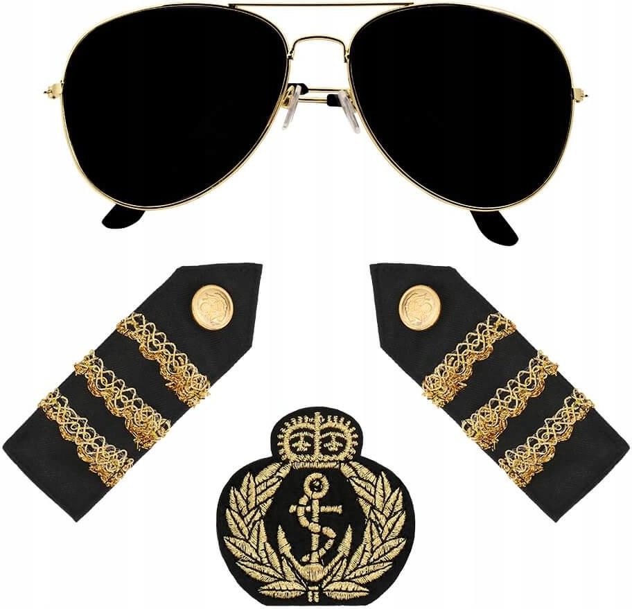 Boland Zestaw Kapitana Statku Okulary Pagony Odznaka B33203 - Ceny i opinie - Ceneo.pl
