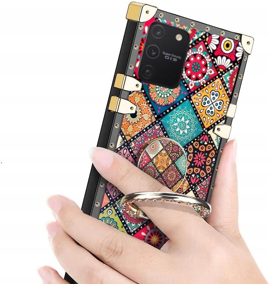 Itel Etui Glamour Do Samsung S10 Lite Ring Case Szkło - Etui na telefon ...