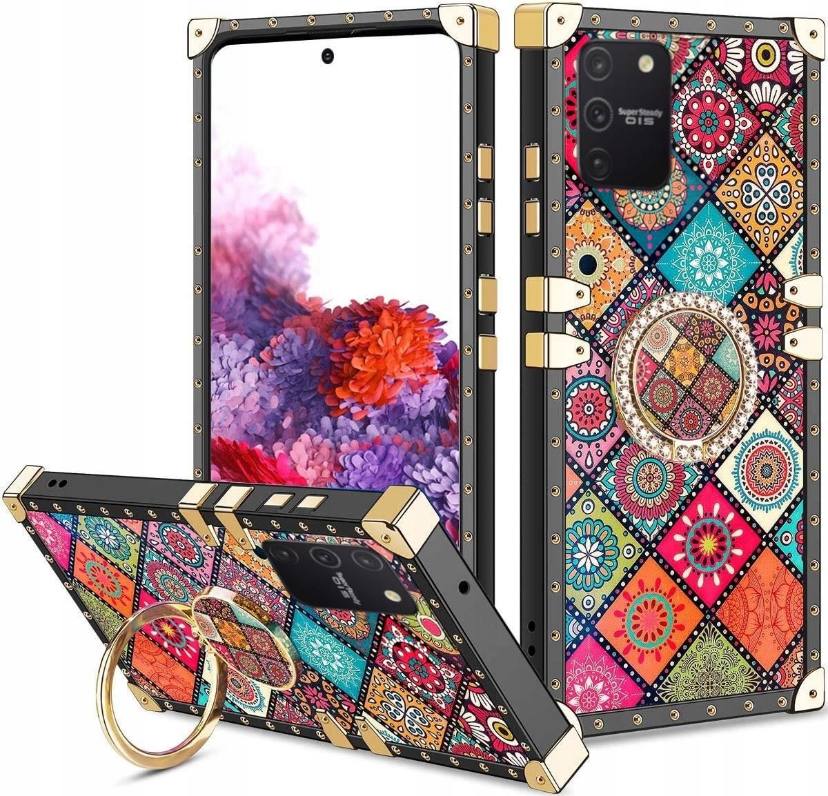 Itel Etui Glamour Do Samsung S10 Lite Ring Case Szkło - Etui na telefon ...