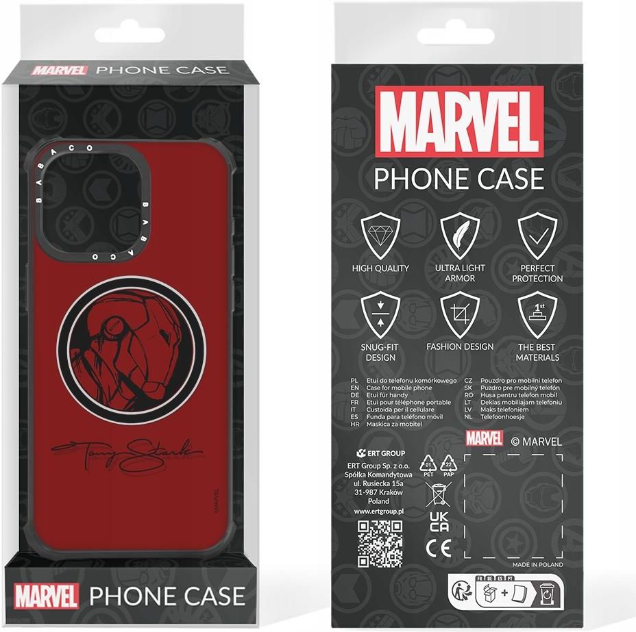 Ert Group Etui Magsafe Do Apple Iphone 13 Iron Man 037 Marvel Czerwony ...