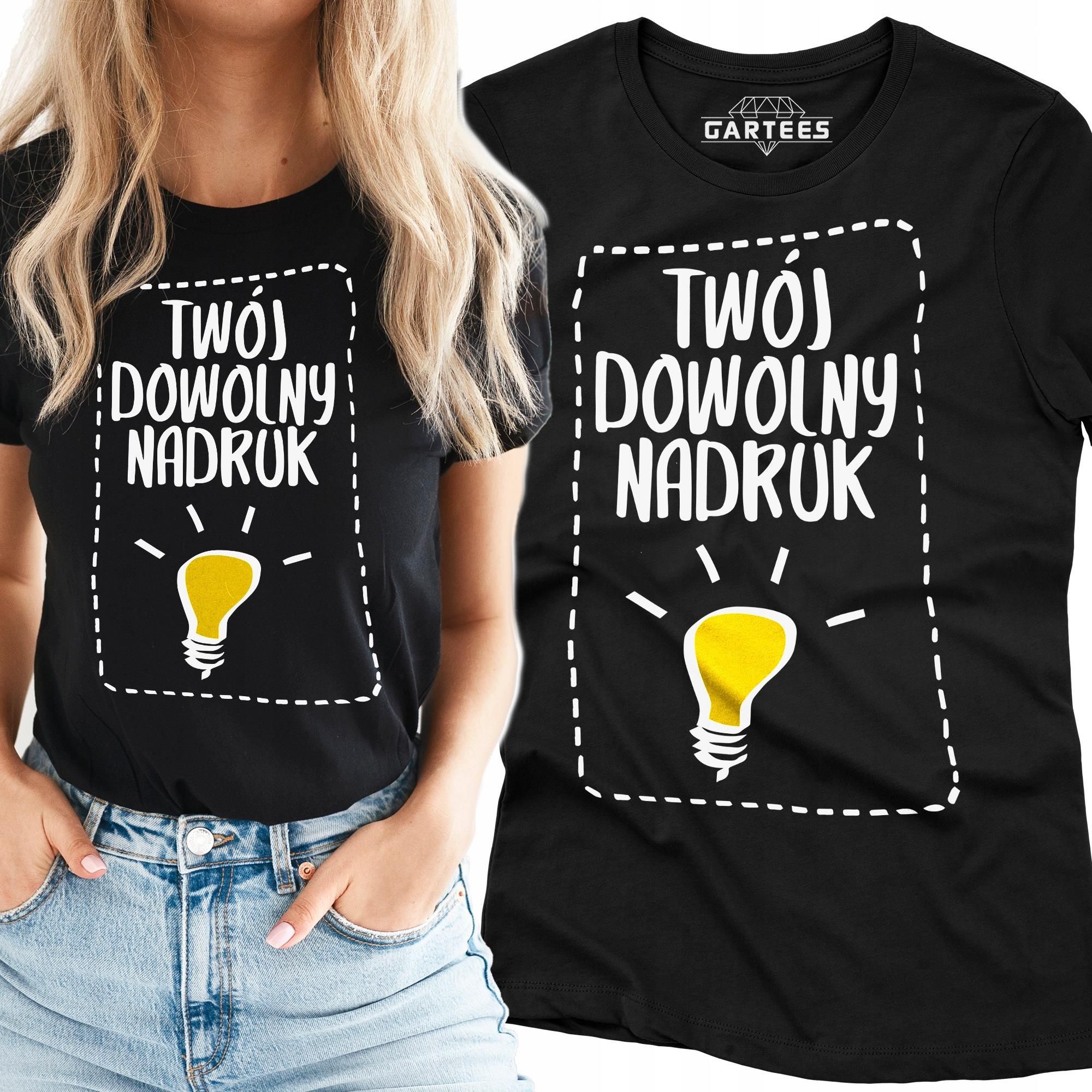 Koszulka T-shirt Z Twoim Dowolnym Nadrukiem 190G - Ceny i opinie - Ceneo.pl