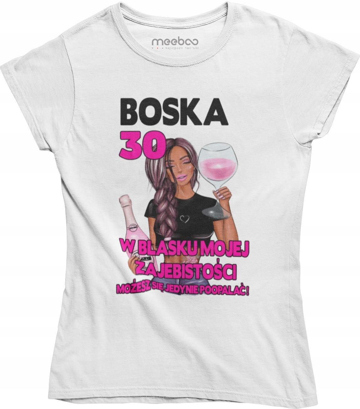 Koszulka Damska Boska Zajebi*tość Na Urodziny Dla Niej T-shirt - Ceny i ...