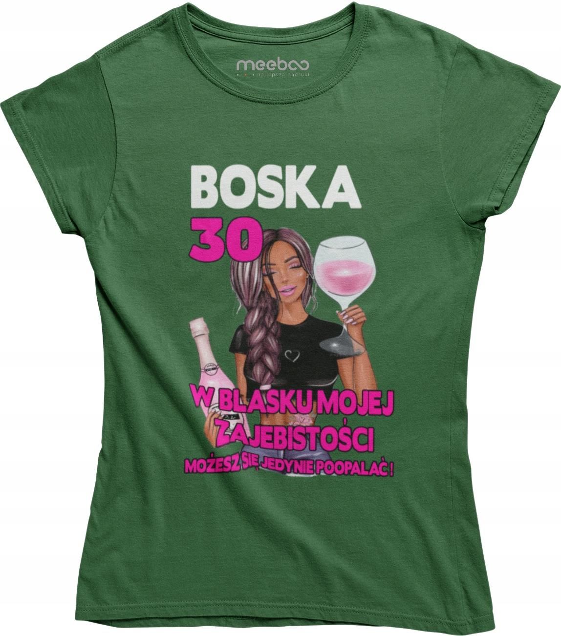 Koszulka Damska Boska Zajebi*tość Na Urodziny Dla Niej T-shirt - Ceny i ...