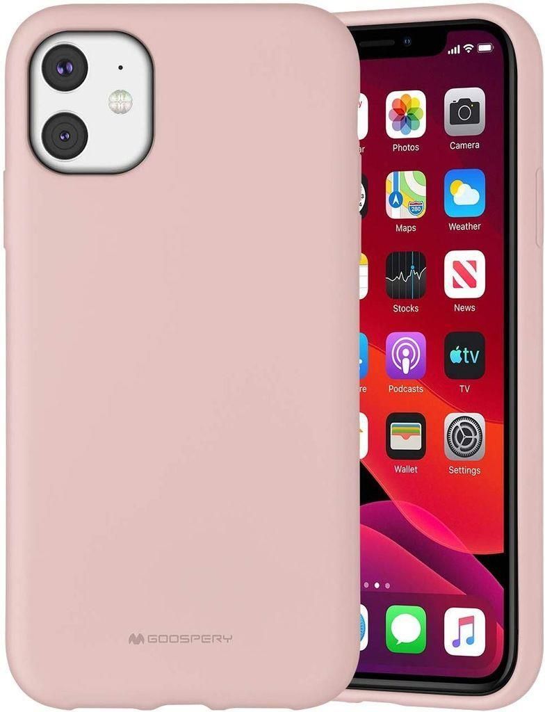 Mercury Silicone Case Iphone 11 Pink Sand Pudrowy Róż - Etui na telefon ...