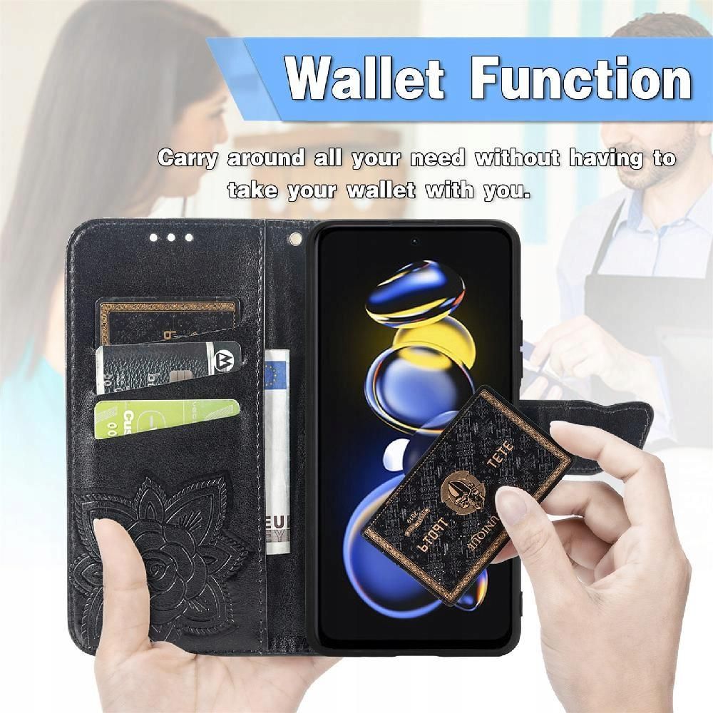 Case For Redmi Note 11T Wallet Butterfly Business Multi Color Wing ...