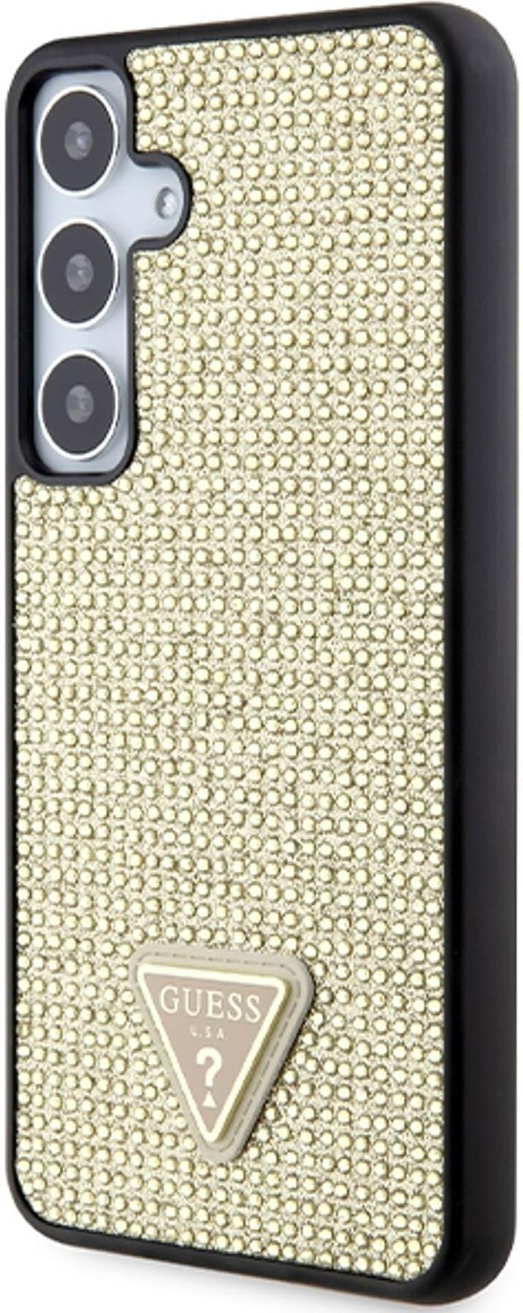 Guess Guhcs24Mhdgppd S24 S926 Złoty Gold Hardcase Rhinestone Triangle ...