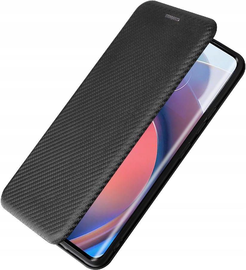 Case For Motorola Moto Edge S30 Pro Card Insertion Magnetic Carbon ...