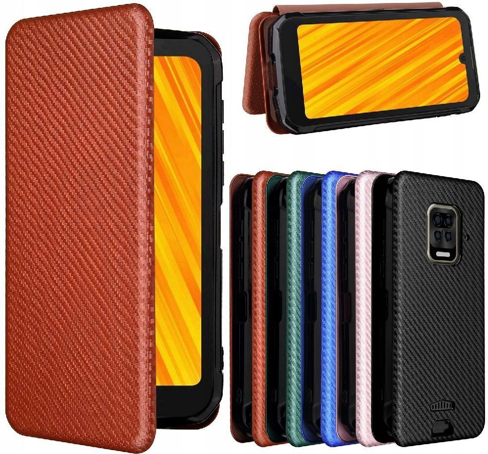Case For Doogee S59 S59 Pro With Card Holder Kickstand Magnetic Carbon ...