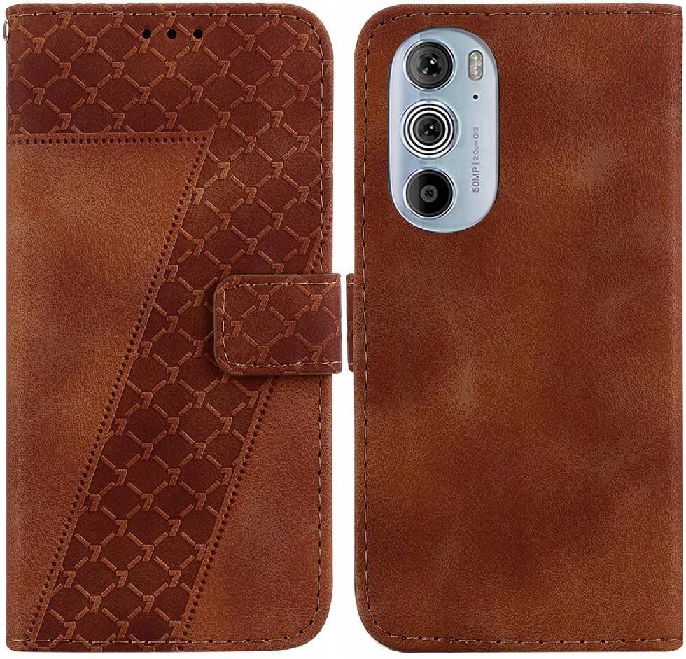 Etui Na Telefon Dla Motorola Edge 30 Pro Okładka Flip Folio Wytłoczony ...