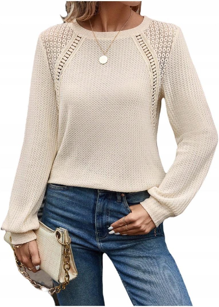 Sweter Damski Ciepły Jesienno Zimowy Haft Zimowy - Ceny i opinie - Ceneo.pl