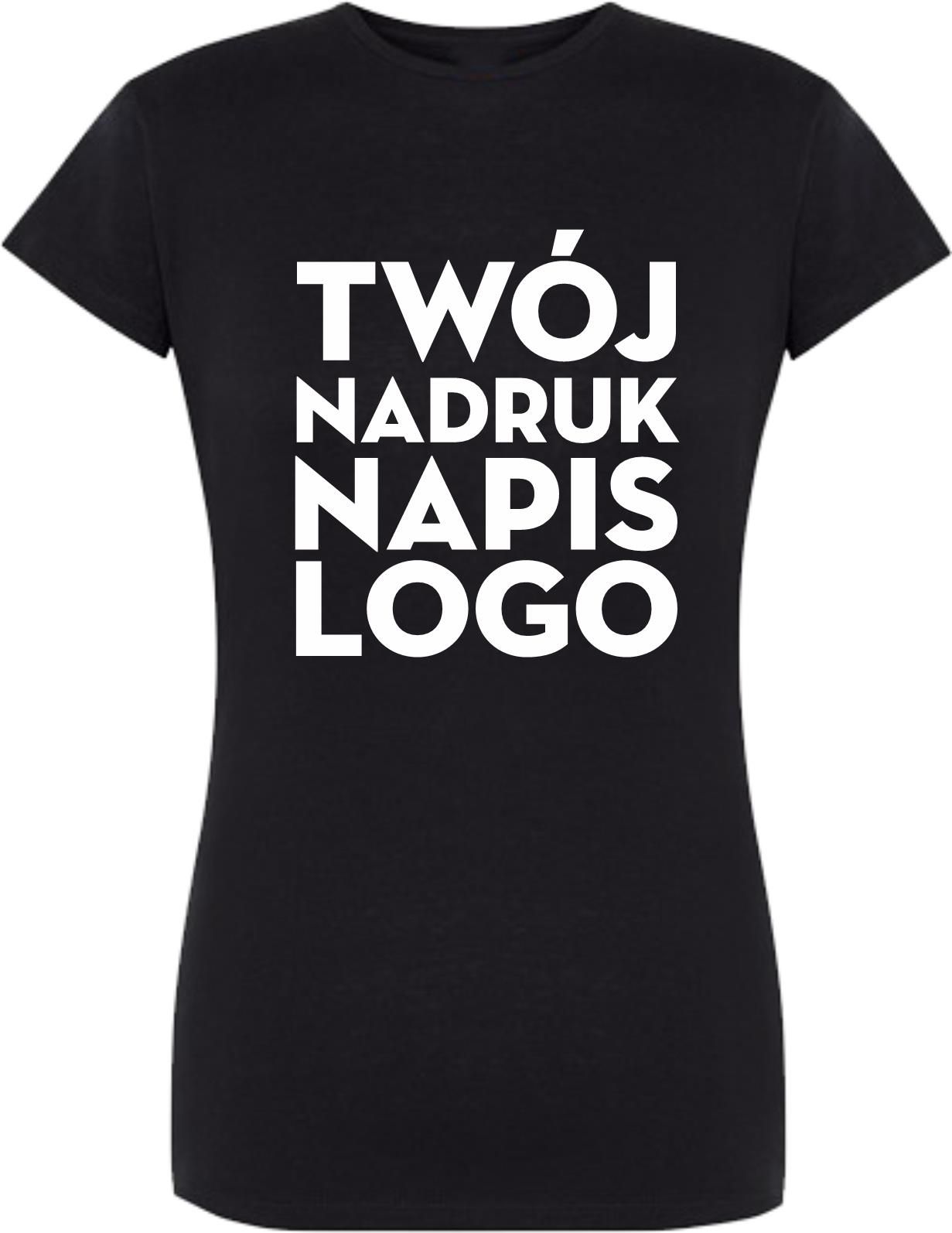 T-shirt Koszulka damska z własnym nadrukiem napisem logo grafiką XL - Ceny i opinie - Ceneo.pl