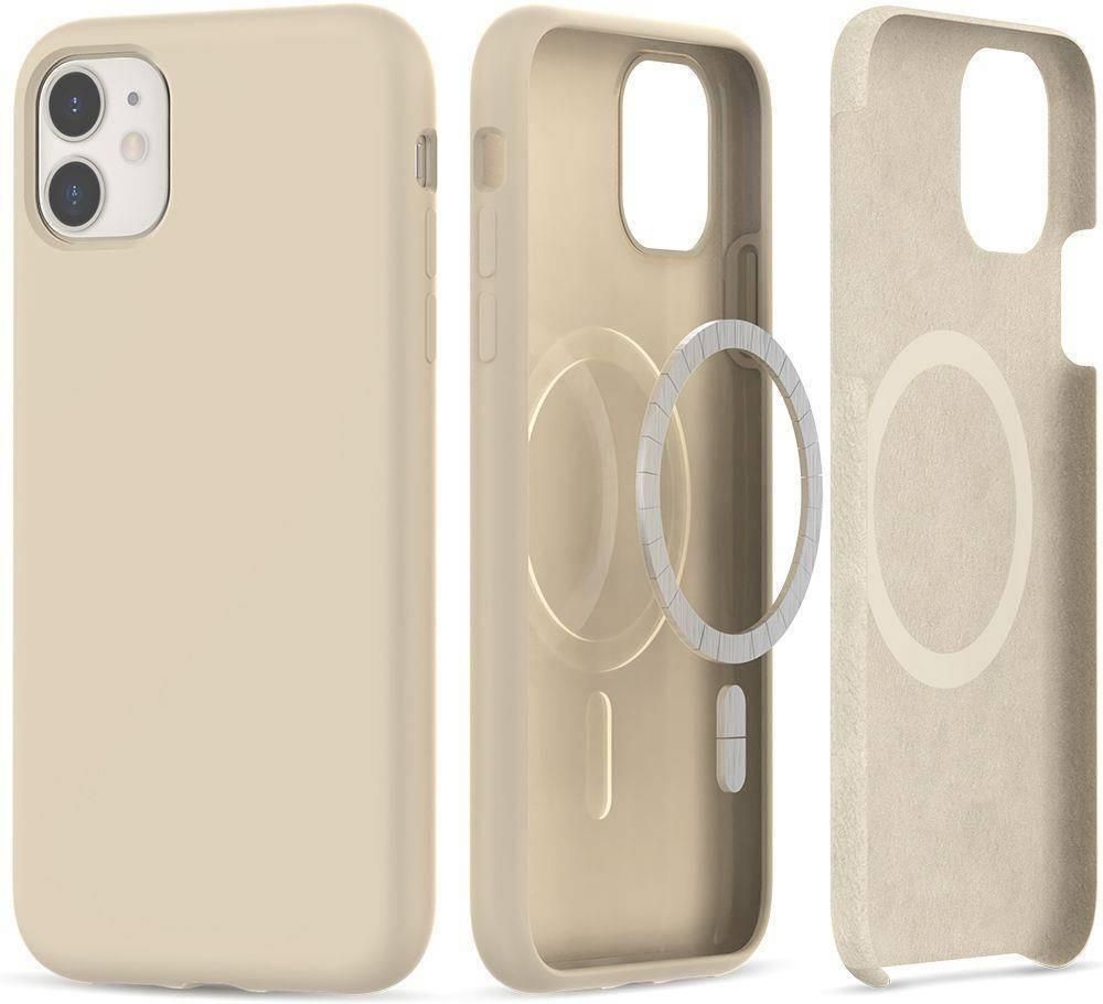 Tech Protect Tech Protect Etui Iphone 11 Silicone Magsafe Beżowe - Etui ...