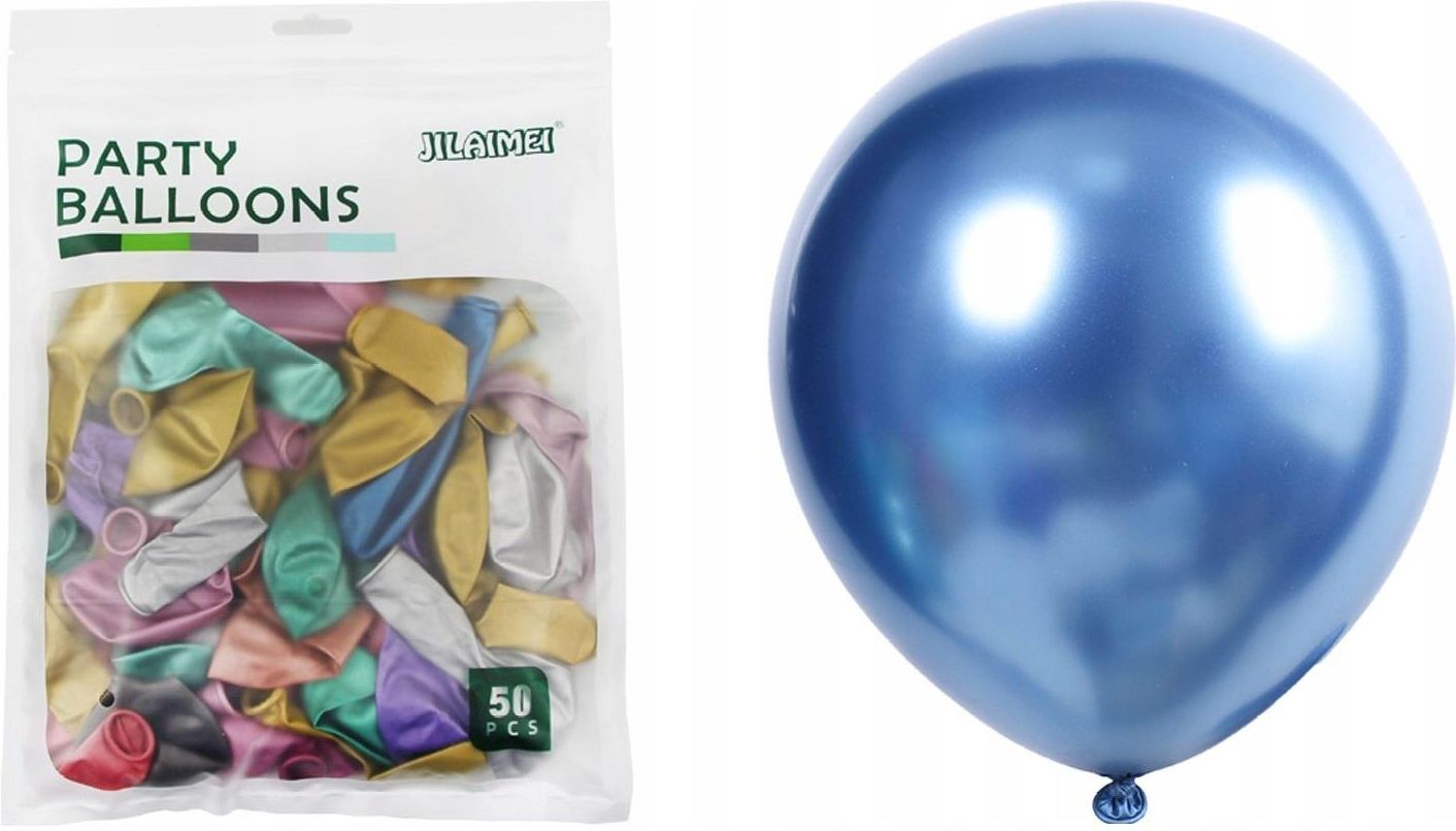 Sklep Party Balony Metaliczne Professional Niebieskie 30Cm 50S Idealne ...
