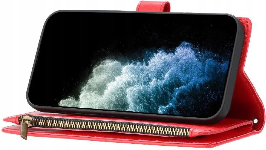 Sprawa Dla Motorola Moto One 5G Ace Folio Flip Zamek Błyskawiczny Portfel - Etui na telefon ...