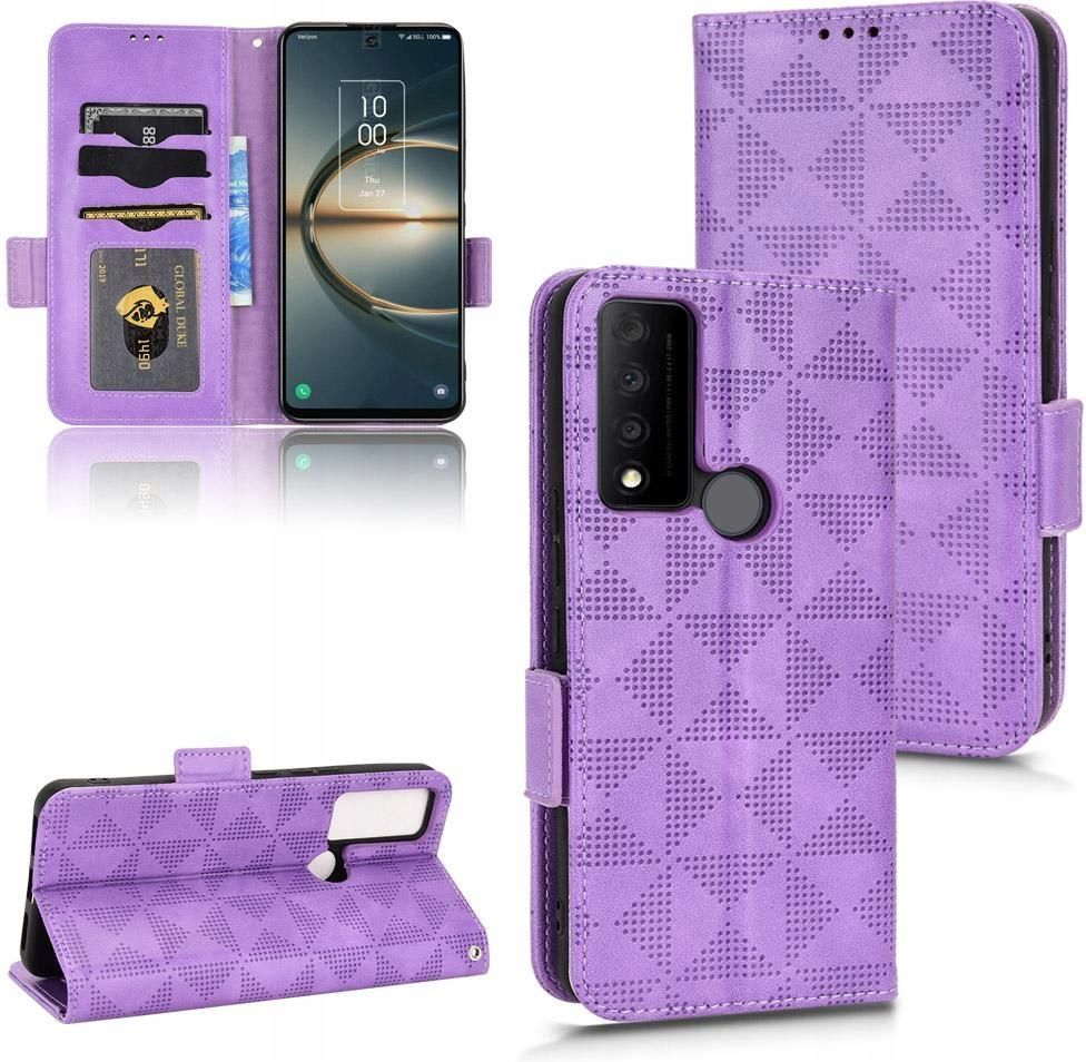 Sprawa Dla Tcl 30V 5G Stojak Do Oglądania 3 Posiadacz Karty Skóra Pu Z ...