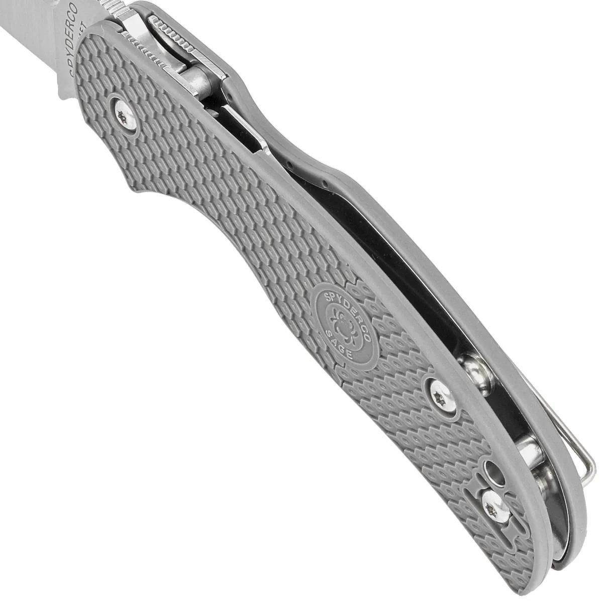 Spyderco Inc Nóż Składany Spyderco Sage 5 Grey Frn Satin Maxamet By Sal ...