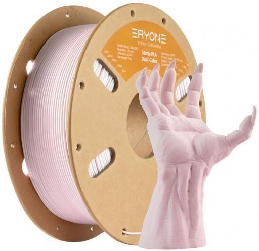 Filament Eryone Dual Color Matte Pla Filament 1Kg - Pink And Matte ...