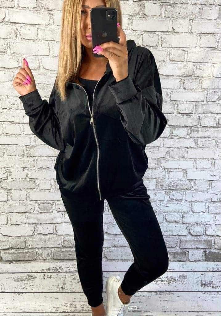 Dres Damski Welurowy 54 56 6xl Rozpinany Czarny otulający - Ceny i opinie - Ceneo.pl