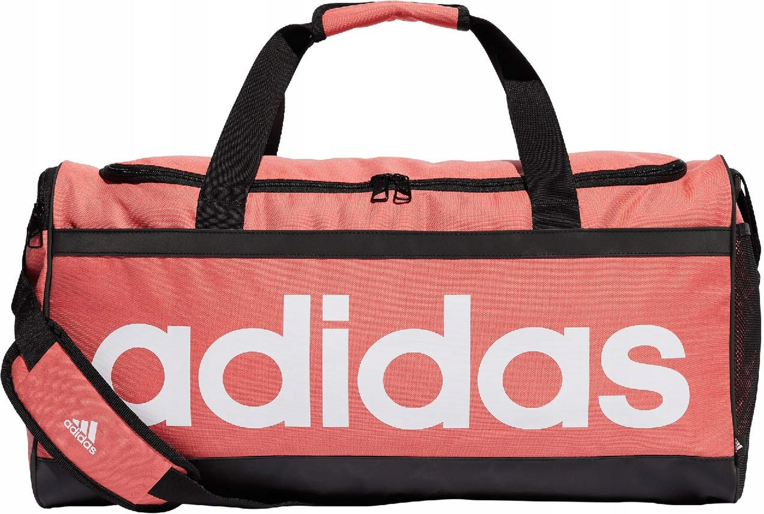 Torba Adidas Sportowa Na Siłownie Trening Różowa Essentials 56cm-28cm ...