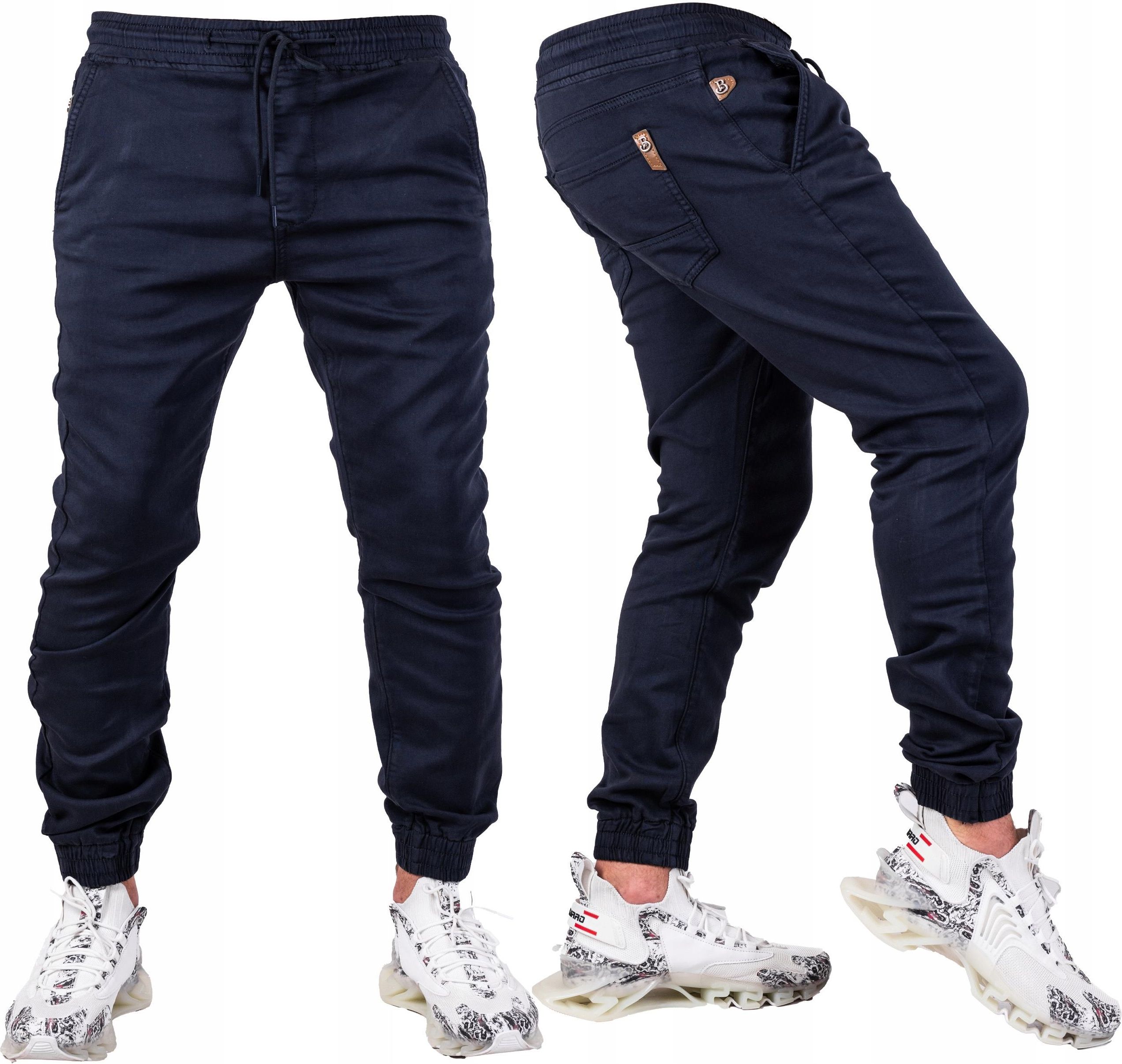 Spodnie męskie joggery Premium Granatowe Risade R.36 - Ceny i opinie ...