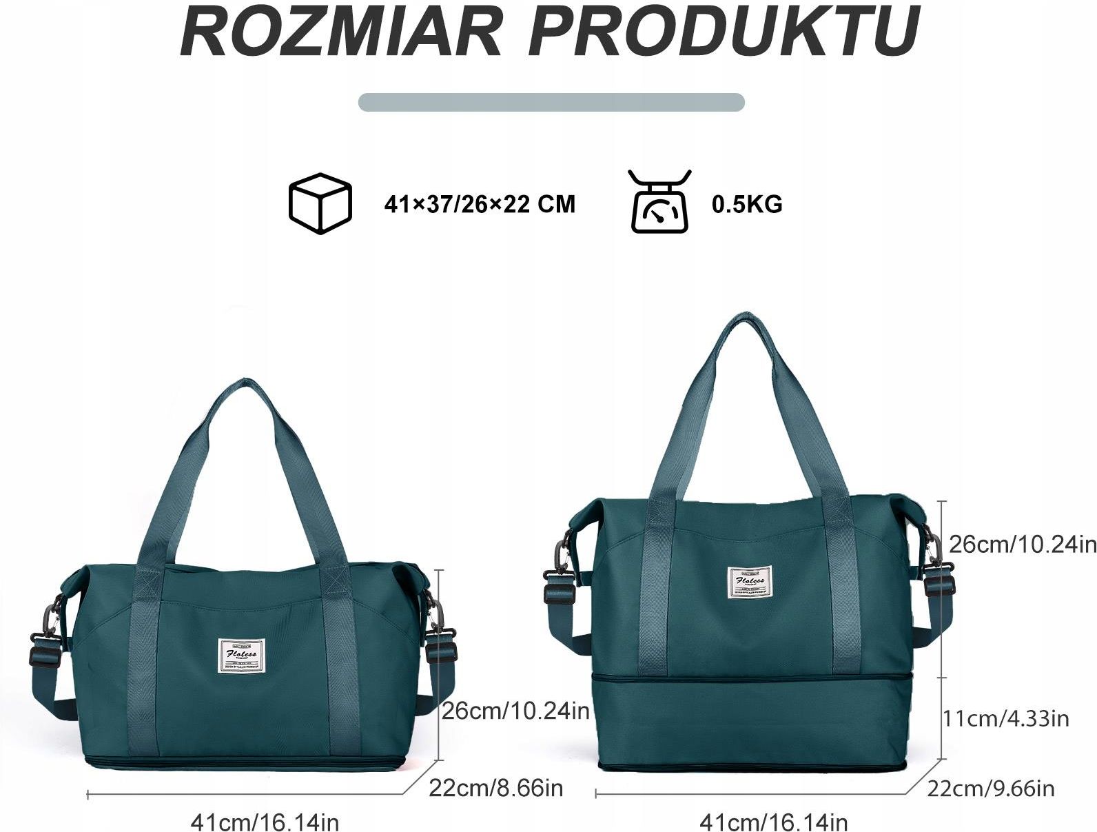 Duza torba podrozna torba damska na fitness sportowa 24L - Ceny i ...