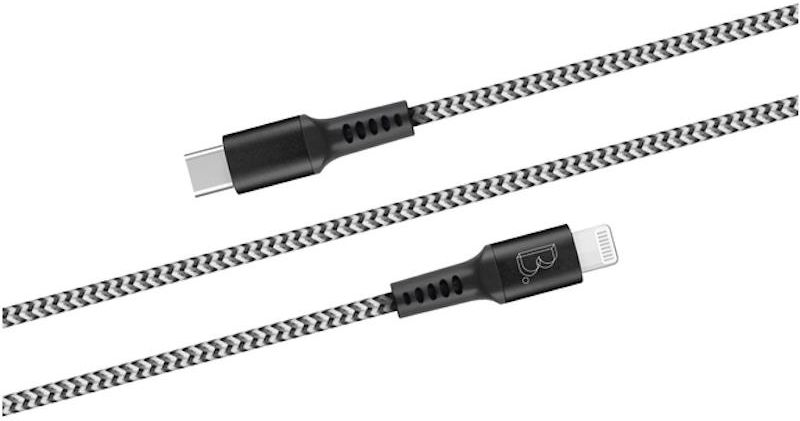 B.On Cotton 2m kabel USB-C/Lightning zebra (IKLB4HC18MF) - Opinie i ...