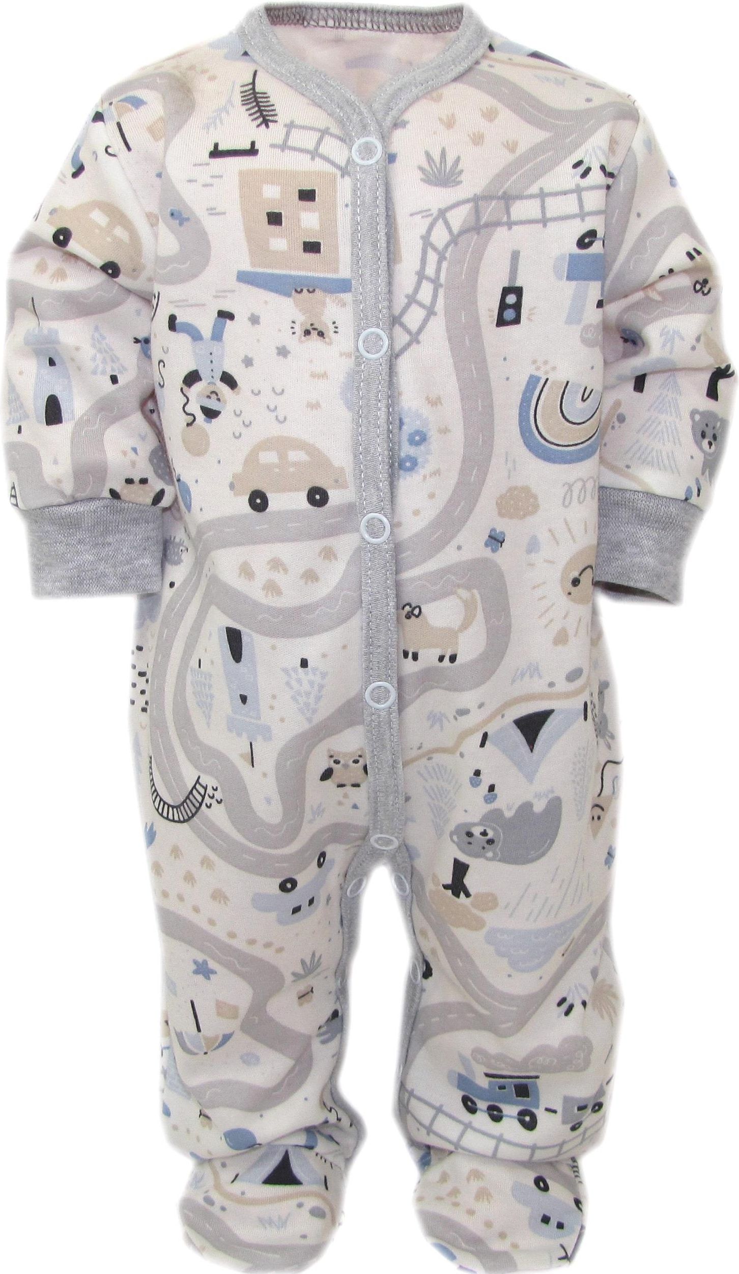 Pajacyk Niemowlęcy Pajac Bawełna 68 Uliczki /81a/ - Ceny i opinie ...