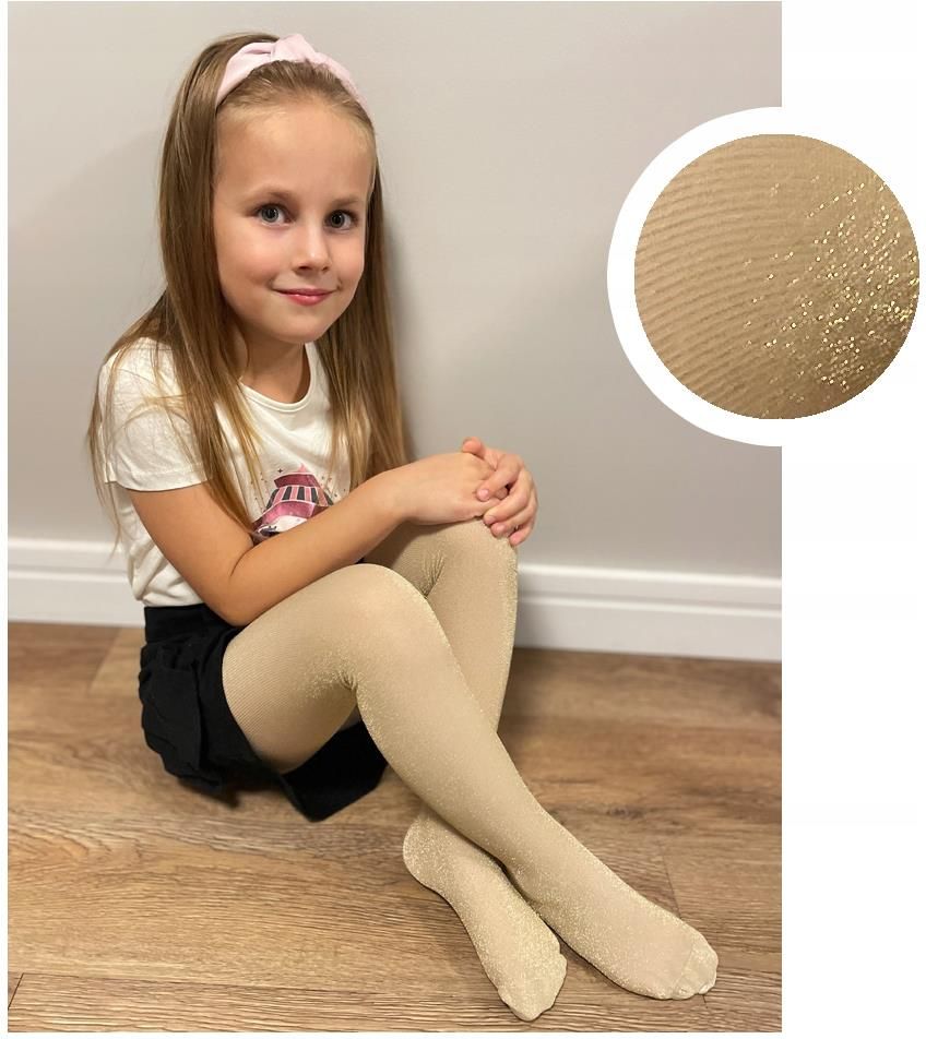 Rajstopy dziecięce Lurex Brokatowe Błyszczące Wzór - Ceny i opinie ...