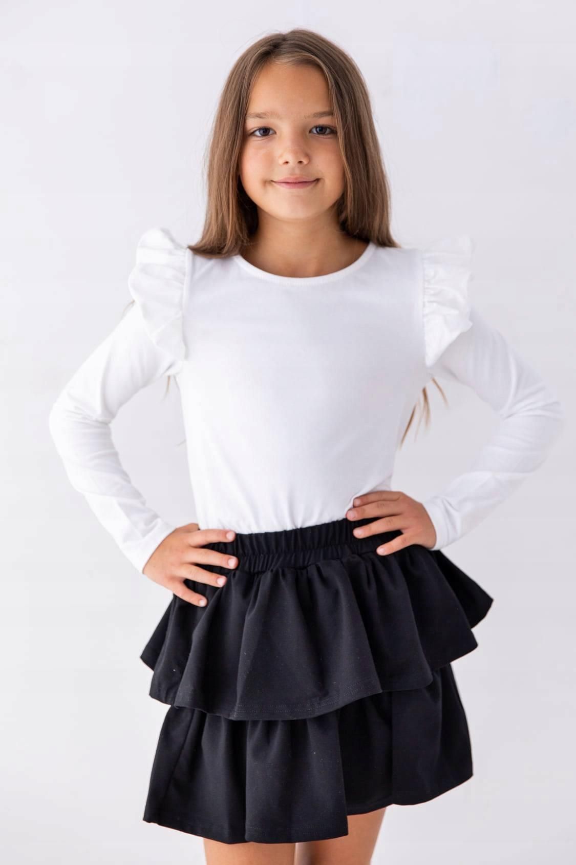 Bluzka biała falbanki Bawełna Lily Grey 122 - Ceny i opinie - Ceneo.pl