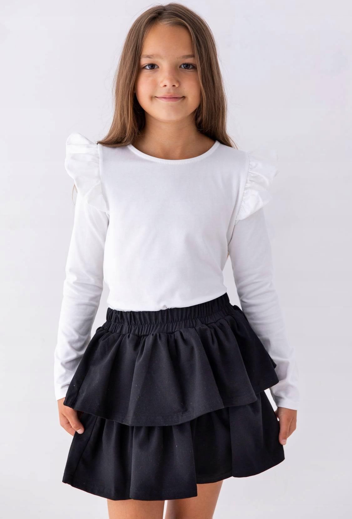 Bluzka biała falbanki Bawełna Lily Grey 122 - Ceny i opinie - Ceneo.pl