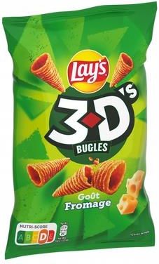 Lay'S 3D Buggles Kukurydziane Chipsy Chrupki Smak Fromage 300g - Ceny i ...