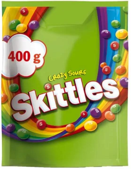 Mars Skittles Crazy Sours Kwaśne Draże Cukierki Xxl 400 - Ceny i opinie ...